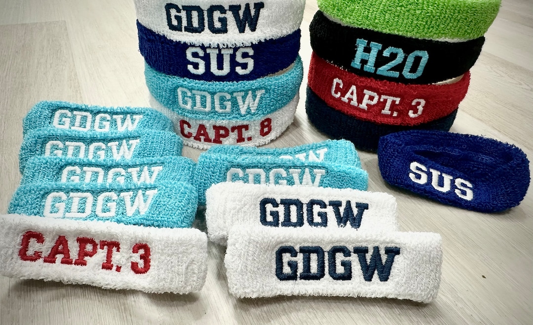 Custom 1 Inch Bicep Arm Band Knee Band Quality Personalized Embroidered ...