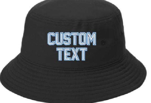 Custom Personalized Bucket Hats, Sun Hats, Monogrammed, Embroidered ...