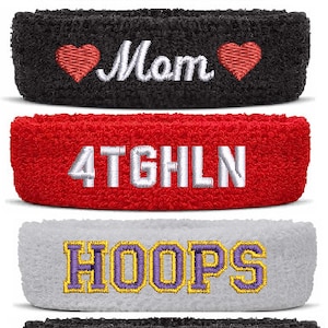 Custom 1 Inch Bicep Arm Band Knee Band Quality Personalized Embroidered ...