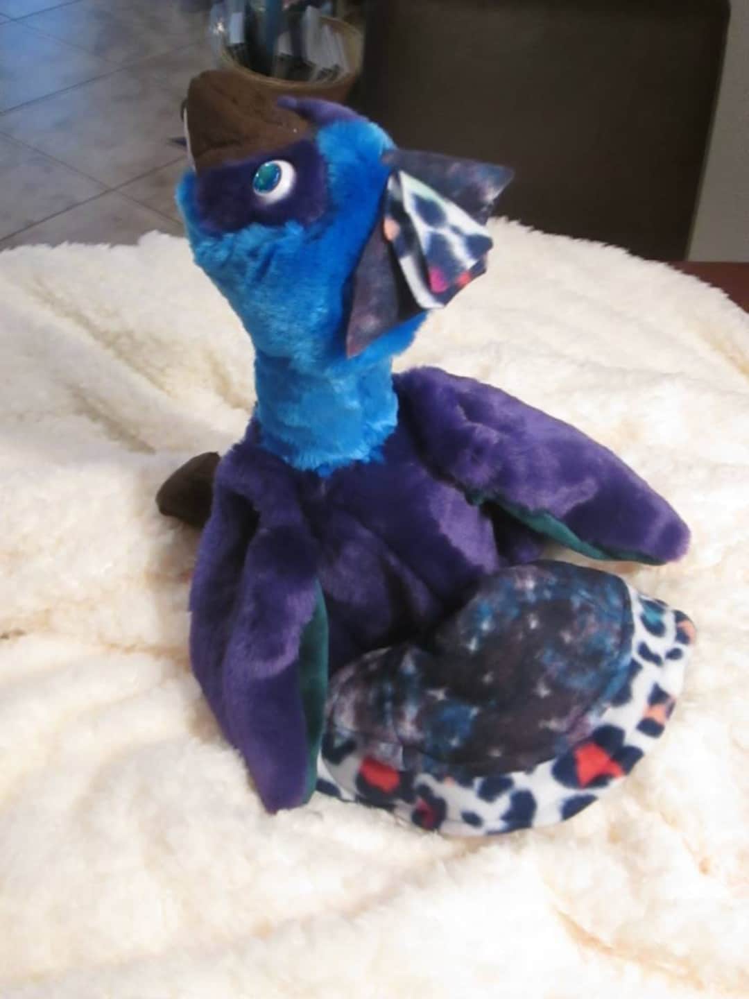 Peacock Stuffed Animal - Etsy