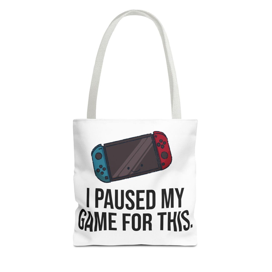 Cozy Gaming Collection Tote Bag, Funny Quote, Switch, Gamer Gift, Video ...