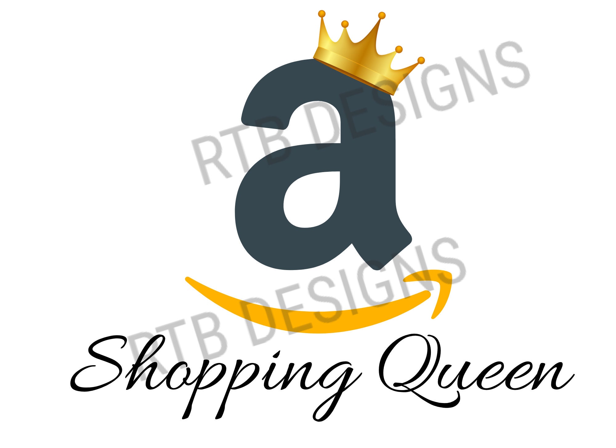 Amazon Shopping Queen SVG - Etsy