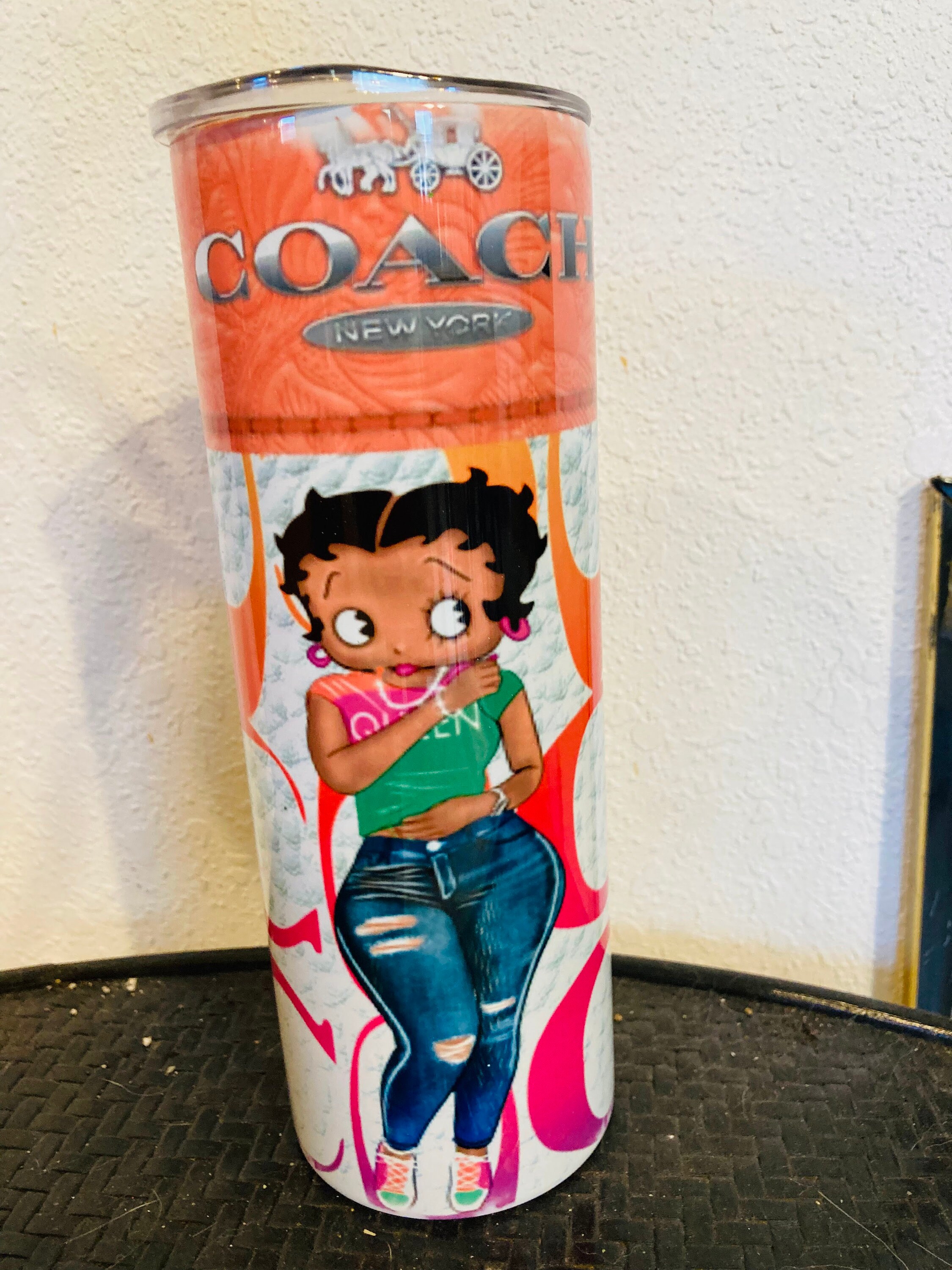 Betty Boop Coach Tumbler - Etsy