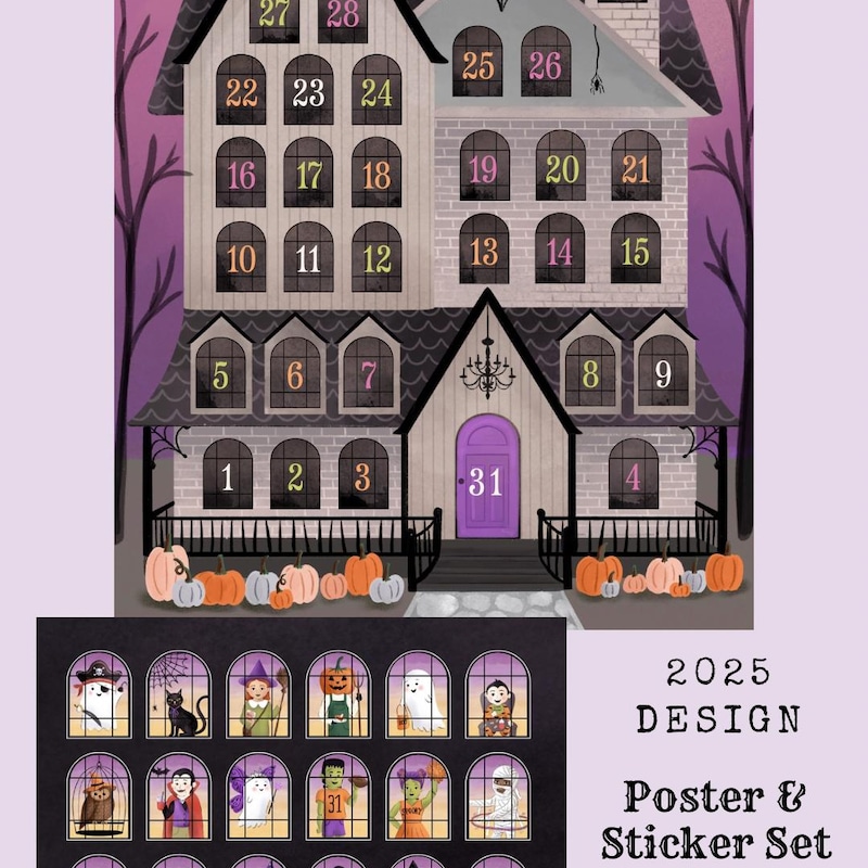 Halloween Advent Calendar 2025 - Etsy