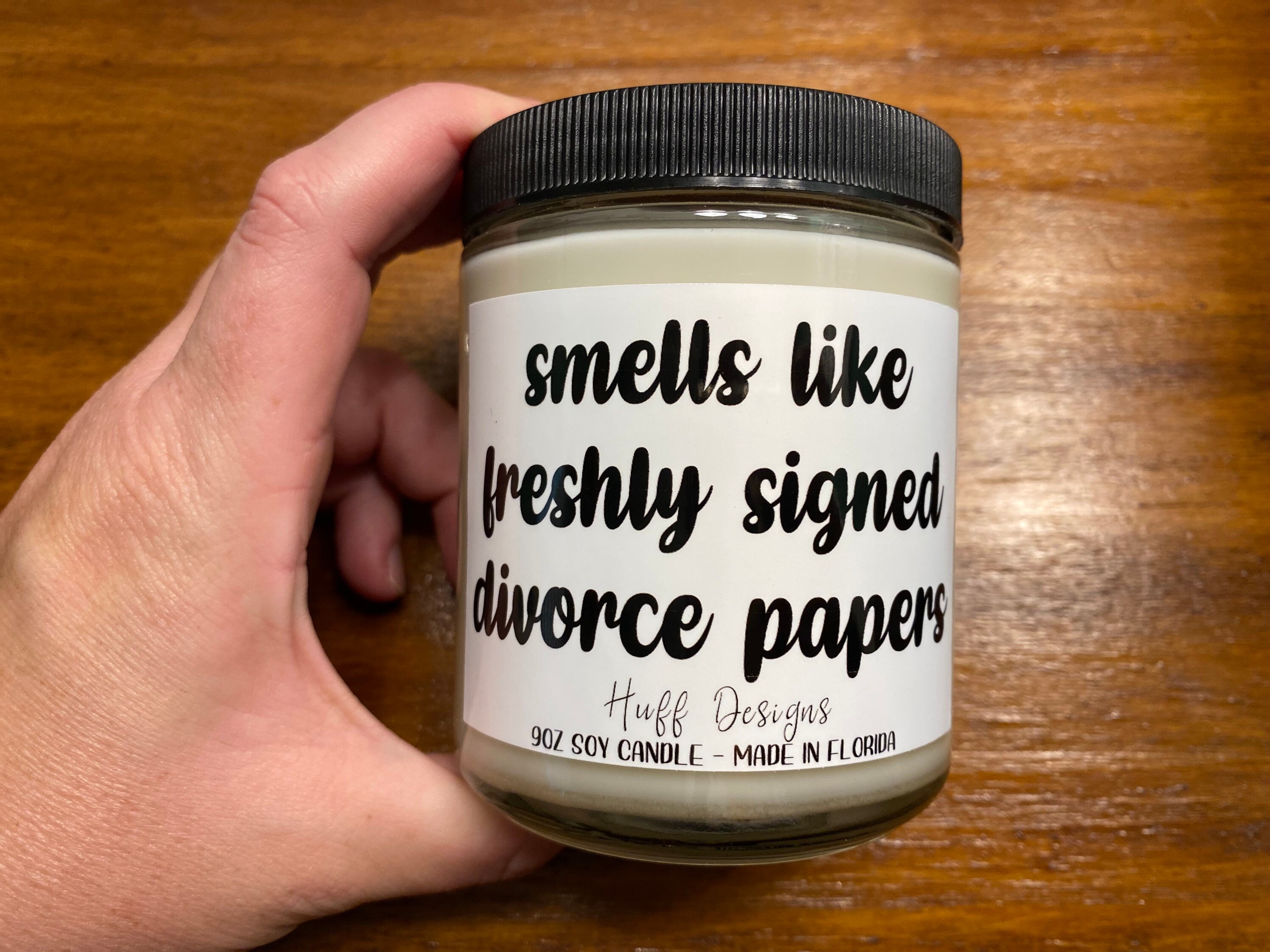 Freshly Signed Divorce Papers Divorce Candle Divorce Party | Etsy