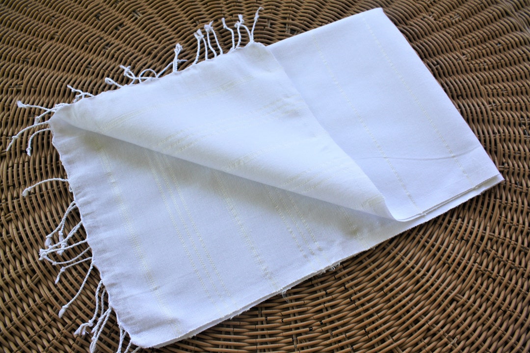 White Hand Towel, Tea Towels Linen, Kitchen Tea Towel Set, Tea Towels ...
