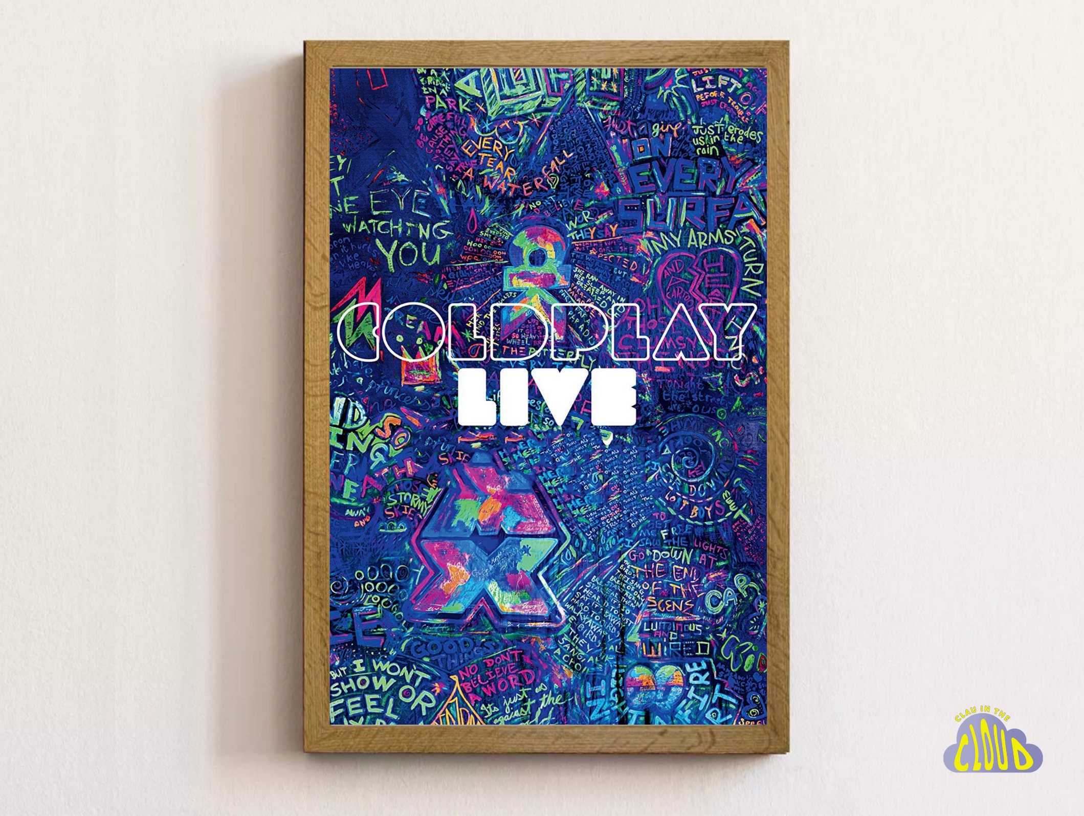 Coldplay Mylo Xyloto Music Poster Coldplay Cool Poster Print Etsy