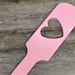 Love Hurts Pink Heart Paddle From Ballistic Metal, Spanking Fetish ...