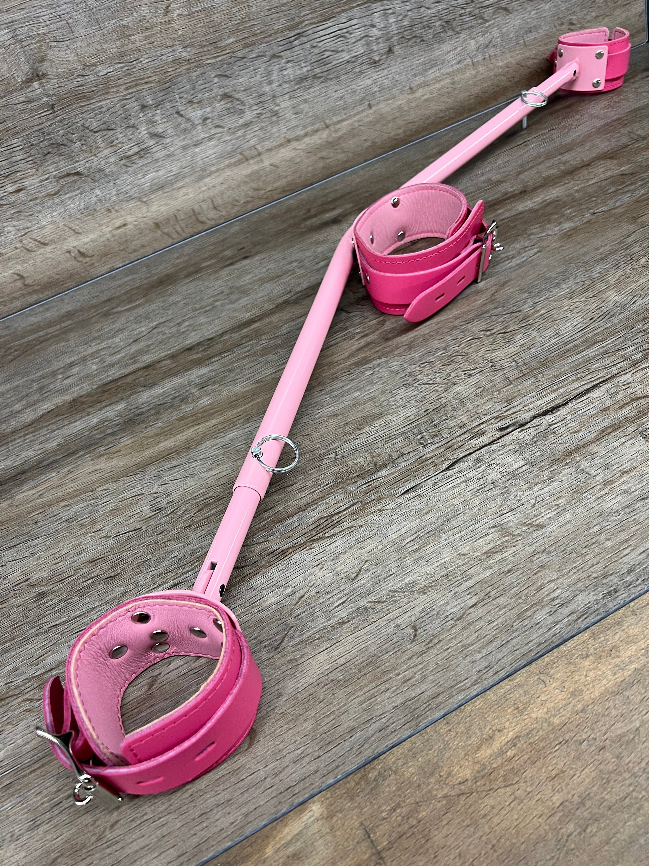 Pretty in Pink Adjustable Yoke Bondage Spreader Bar Restraint - Etsy