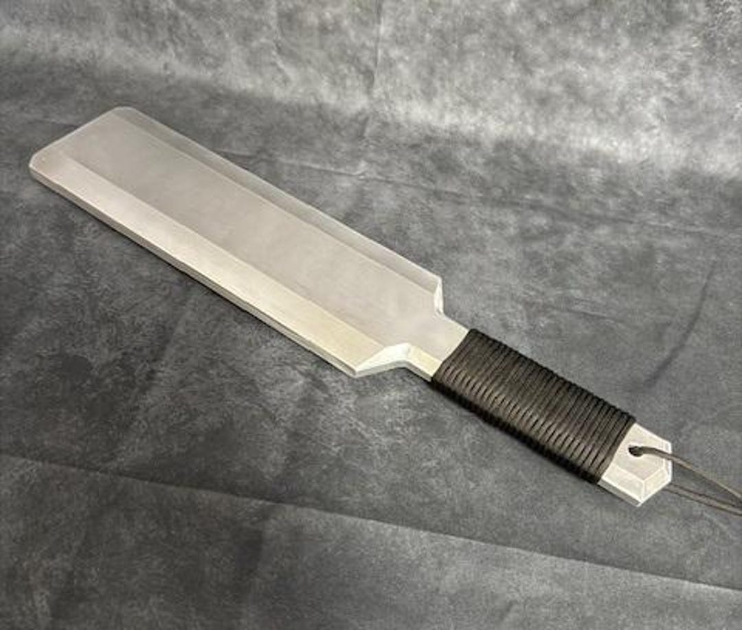 Edge Aluminum Spanking Paddle From Ballistic Metal, Spanking Fetish ...