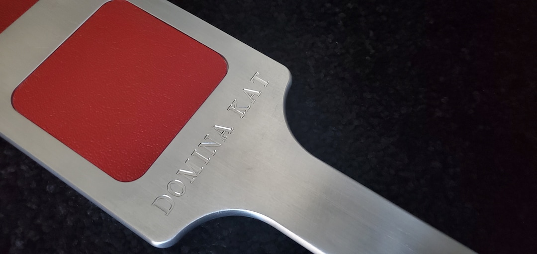 GRIPZ Spanking Paddle From Ballistic Metal, Spanking Fetish, Master ...