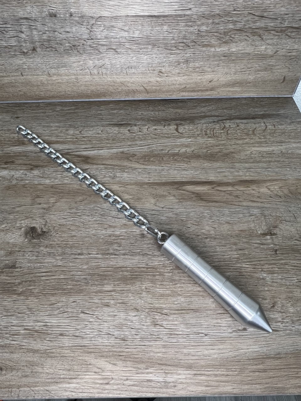 Chain Whip CNC Machined Aluminum Handle Steel Chain Link Flogger ...