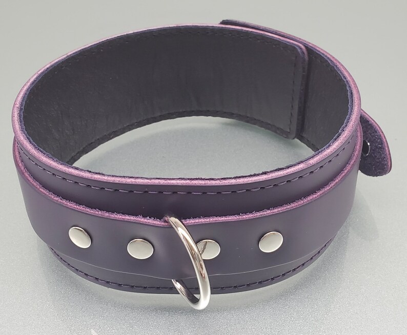 1 Wide Leather D-ring Day Collar Restraint 1 - Etsy