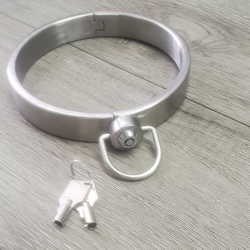 Locking Submissive Collar Etsy