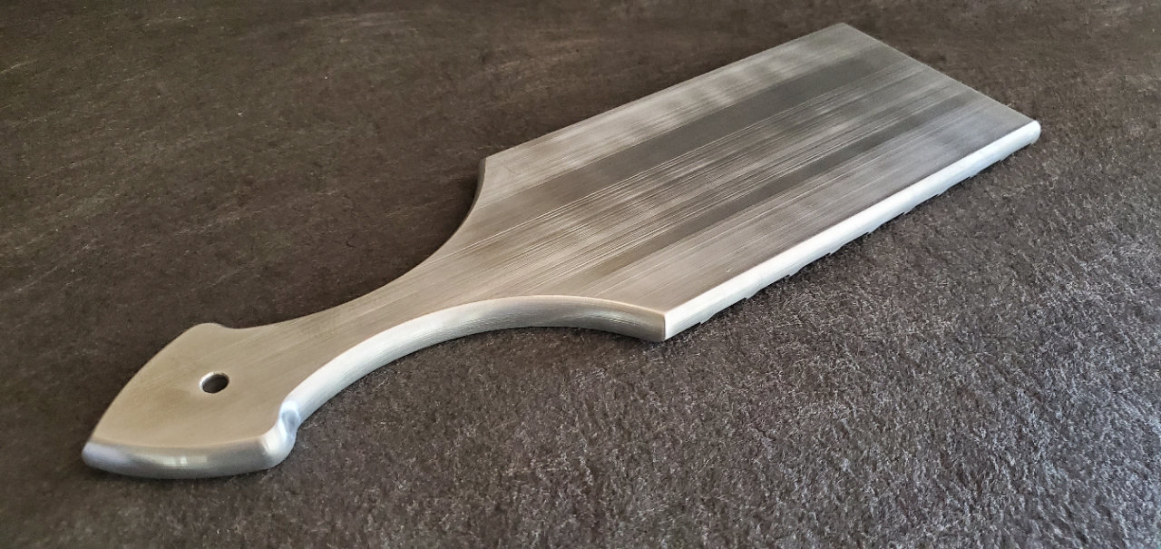 Devil's Accomplice Aluminum Spanking Paddle From Ballistic Metal ...