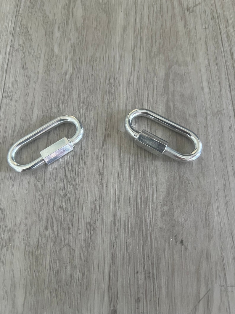 Ballistic Metal Quick Link Connector Clip Pair (2) for Attaching ...