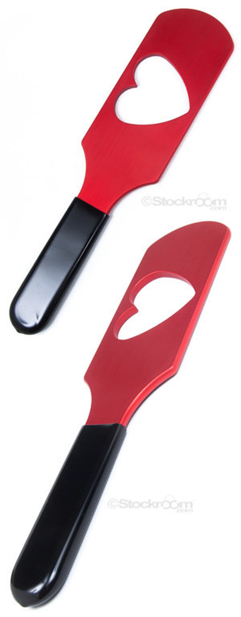 Love Hurts Red Anodized Heart Paddle From Ballistic Metal - Etsy