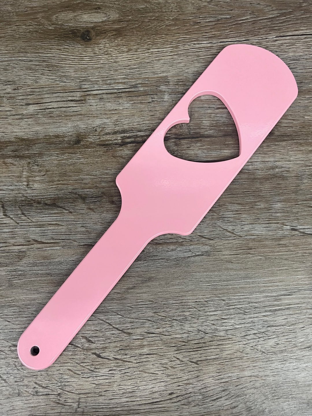 Love Hurts Pink Heart Paddle From Ballistic Metal, Spanking Fetish ...