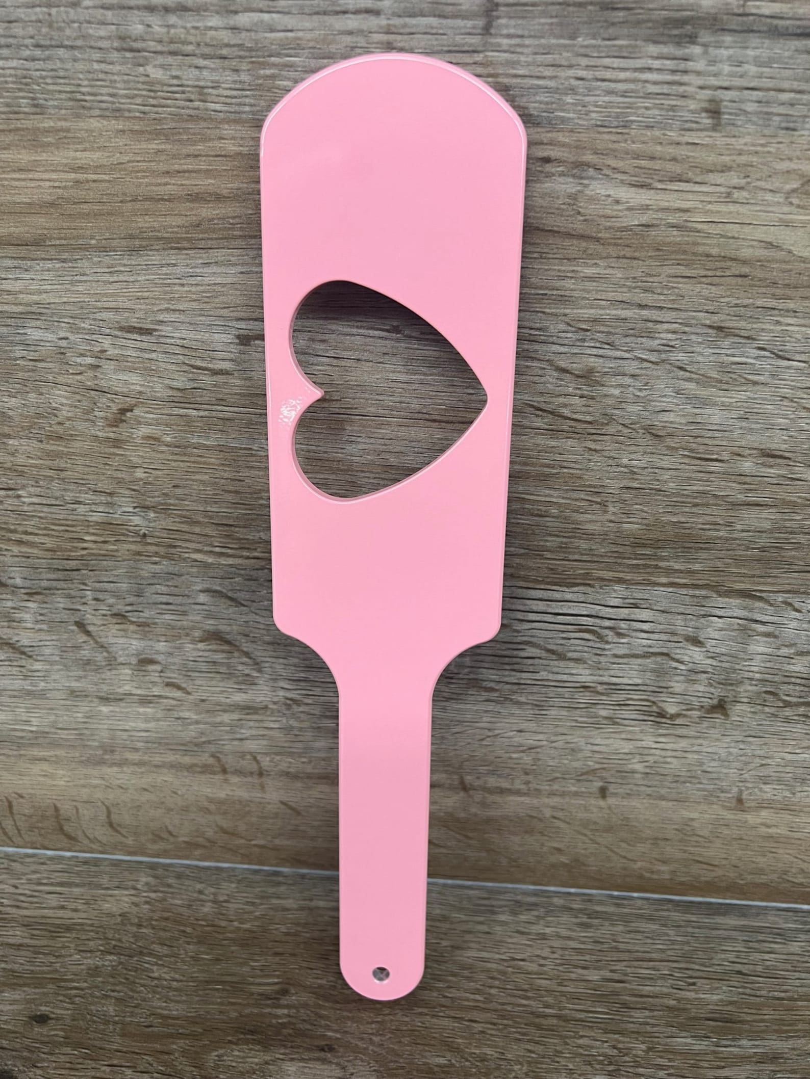 Love Hurts Pink Heart Paddle From Ballistic Metal Spanking - Etsy