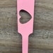 Love Hurts Pink Heart Paddle From Ballistic Metal, Spanking Fetish ...