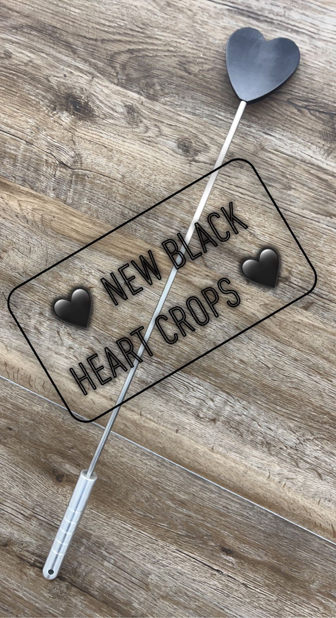 Red Heart Riding Crop From Ballistic Metal Spanking Fetish - Etsy