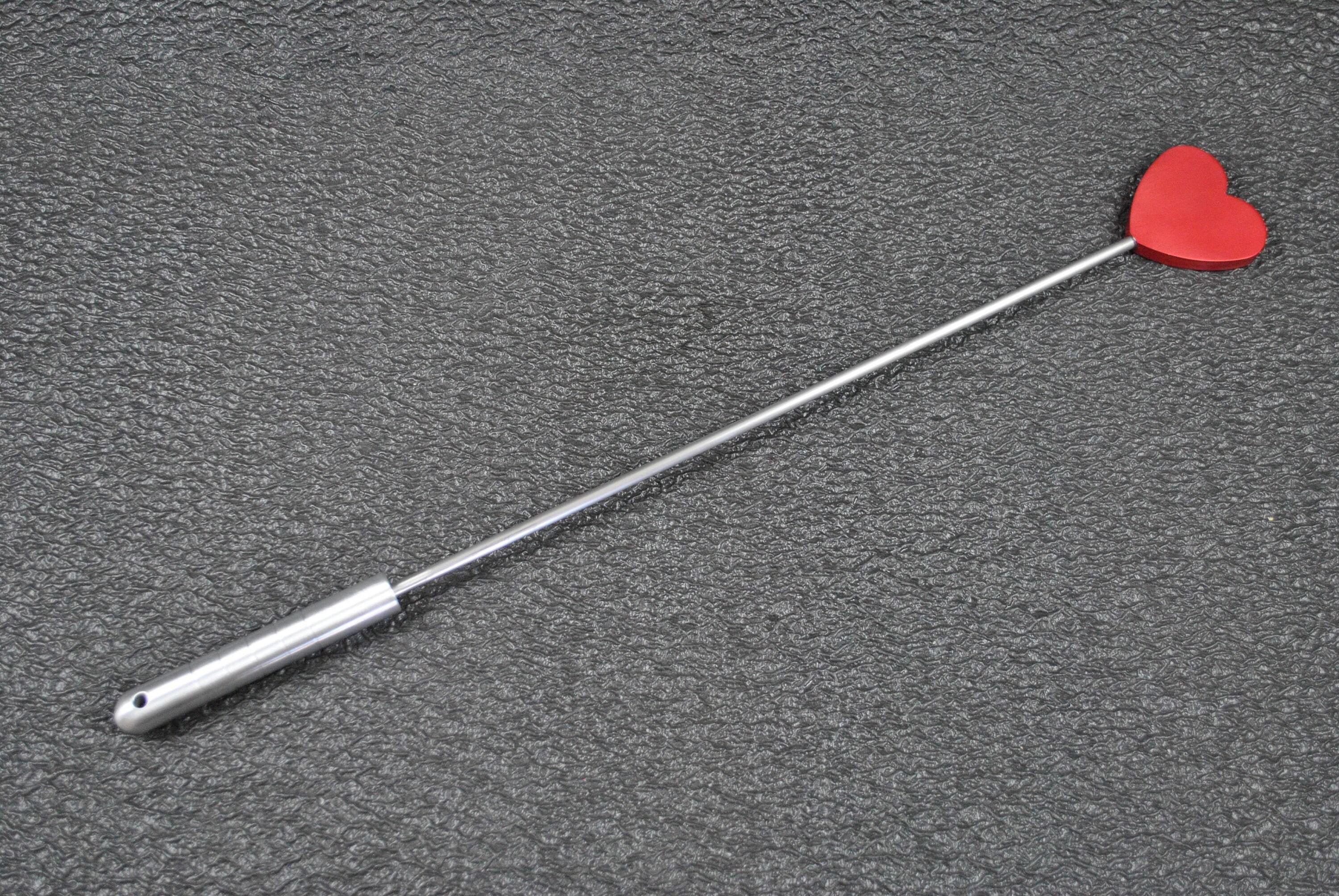 Red Heart Riding Crop From Ballistic Metal Spanking Fetish - Etsy