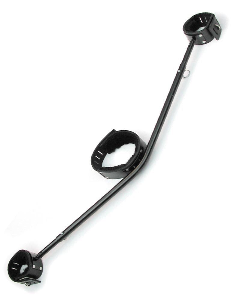 Ballistic Metal Adjustable Yoke Bondage Spreader Bar Restraint With ...