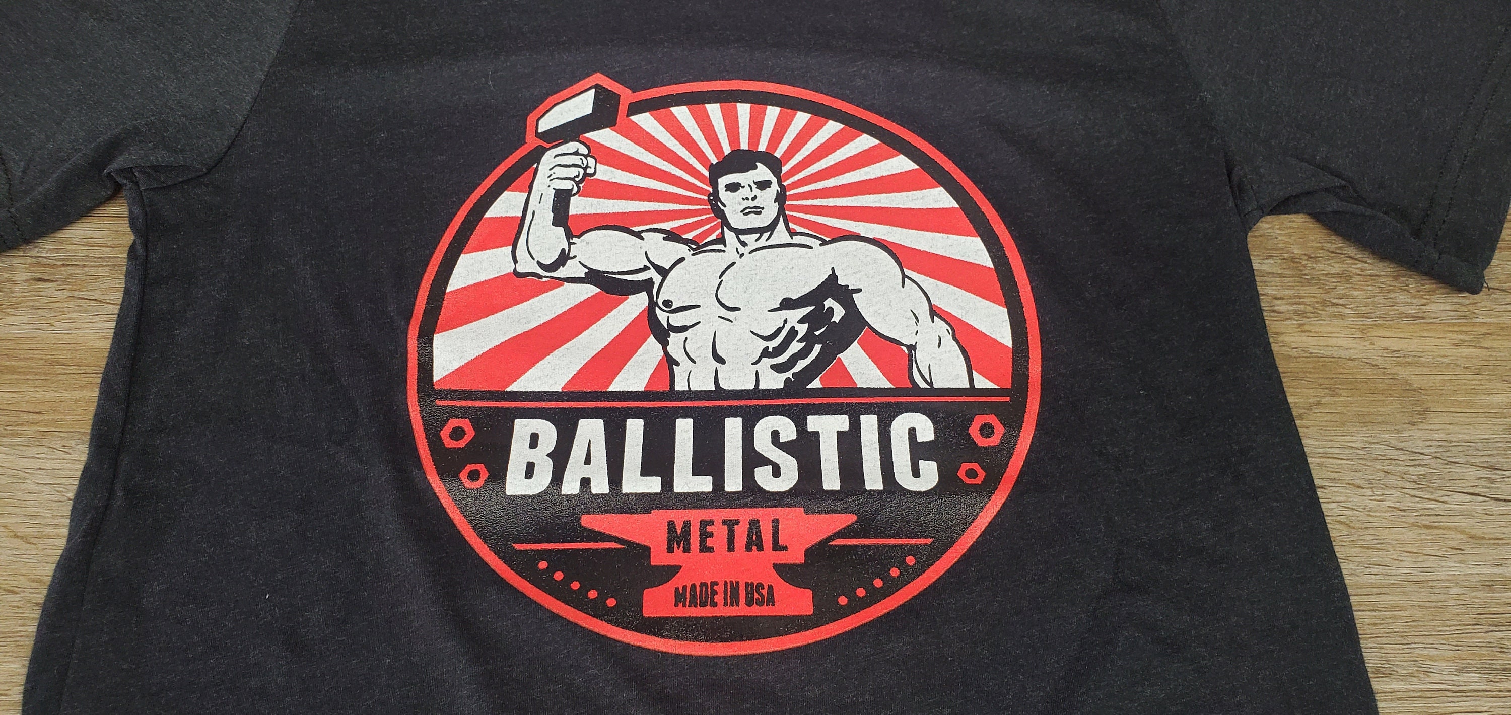 Ballistic Metal Signature Logo T-shirt Ballistic Shirt BDSM Fetish Kink ...