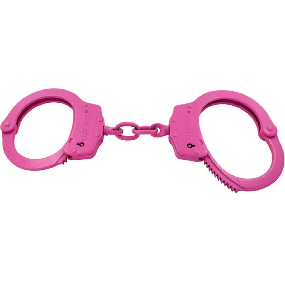 Pink Sissy Genuine Police Handcuffs, Chastity Restraints Cuffs - Etsy