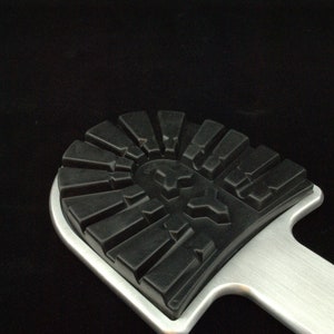 Kick Ass Aluminum Boot Paddle From Ballistic Metal, Spanking Fetish ...