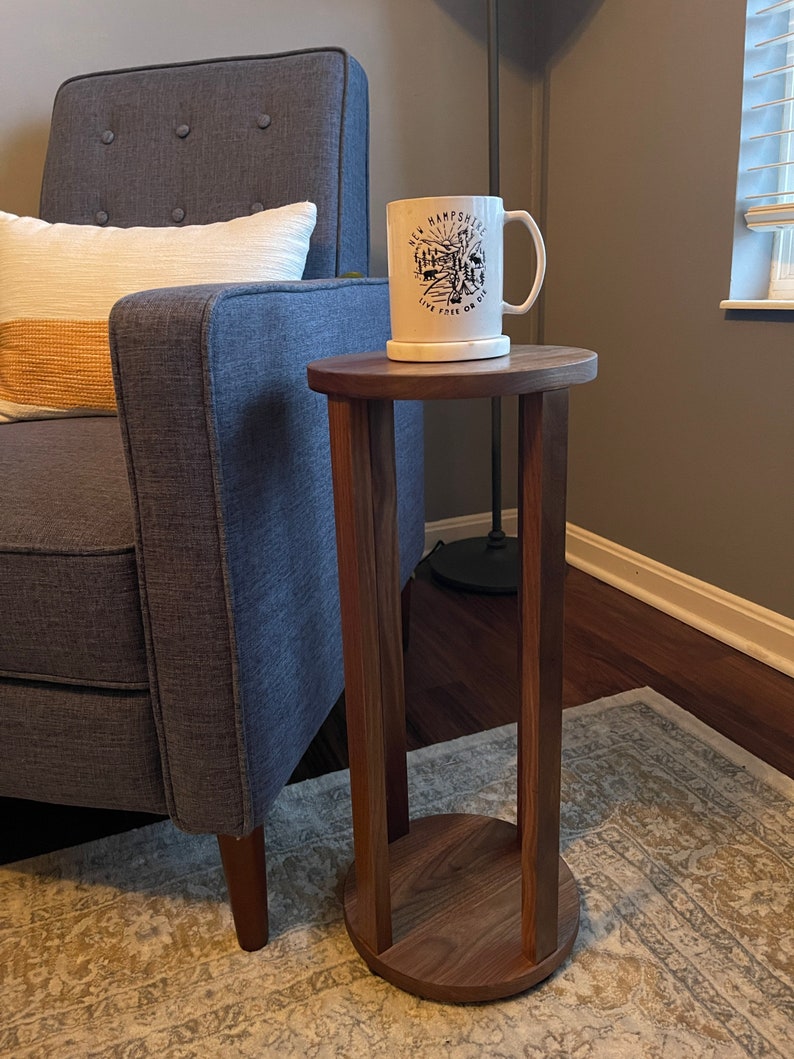 Mini Martha Drink Table Small Wood Table for Living Room - Etsy