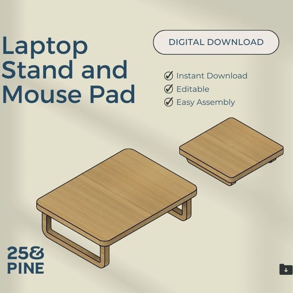 Cnc Laptop Stand - Etsy