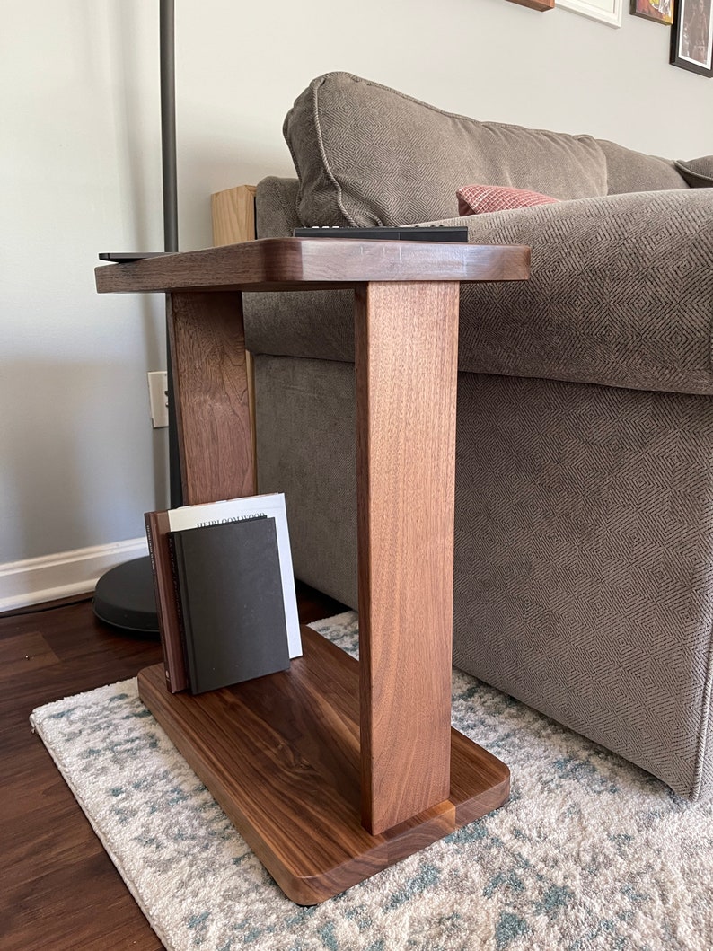 11 Wide Tall Liz Table Tall Narrow Hardwood Side - Etsy