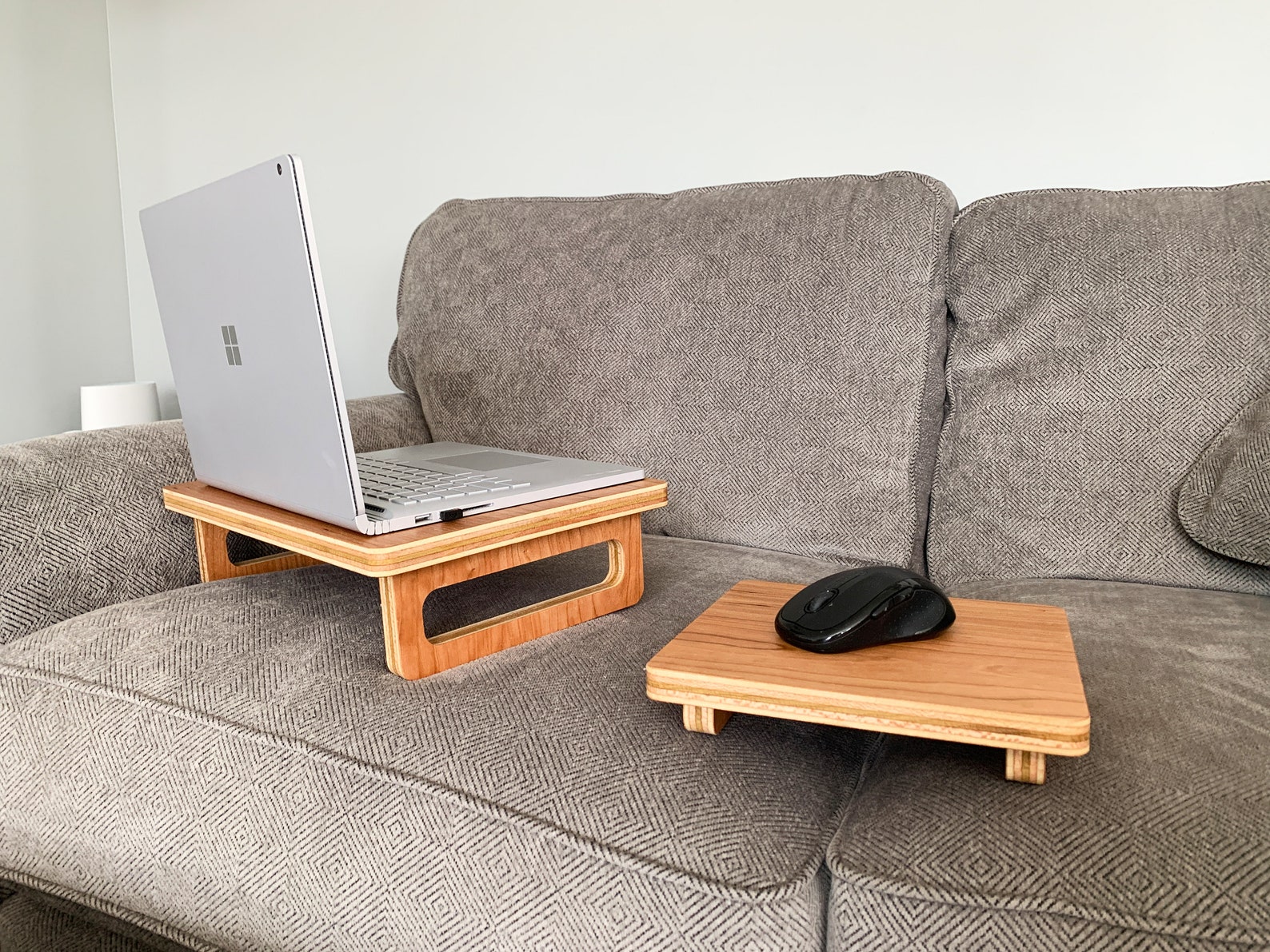 Laptop Stand Plywood Laptop Riser Modern Laptop Stand for | Etsy