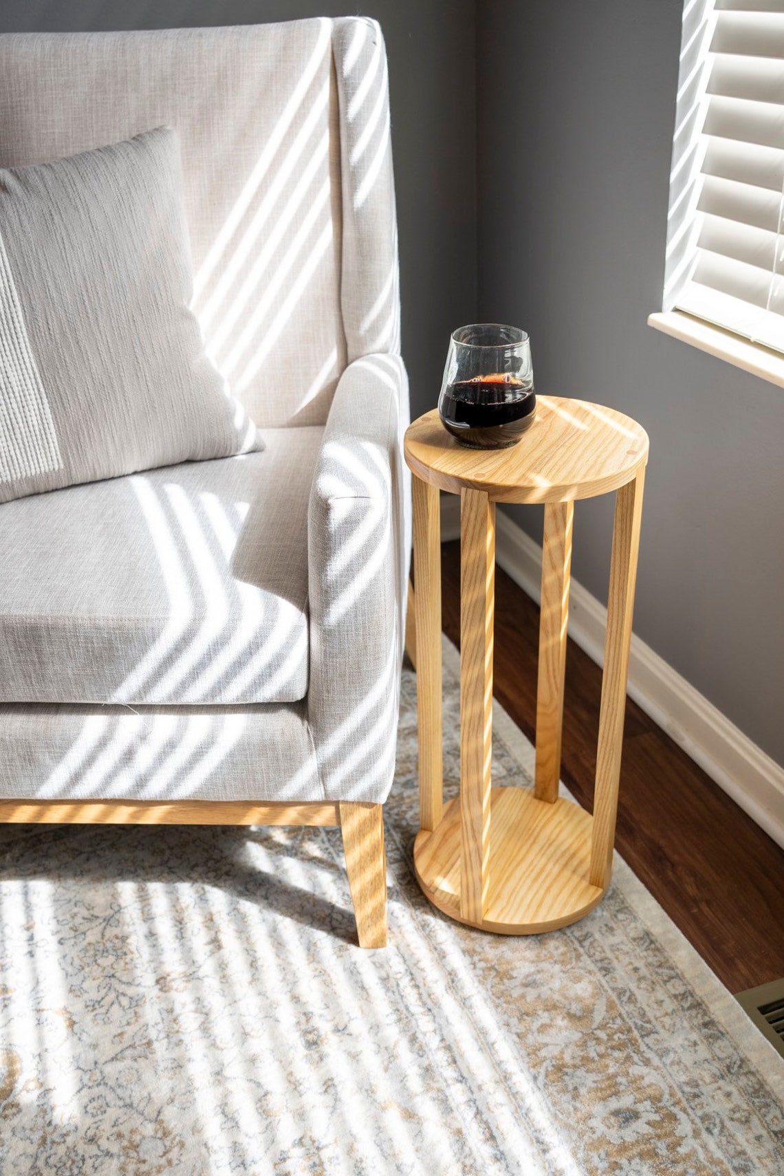 Mini Martha Drink Table Small Wood Table for Living Room - Etsy