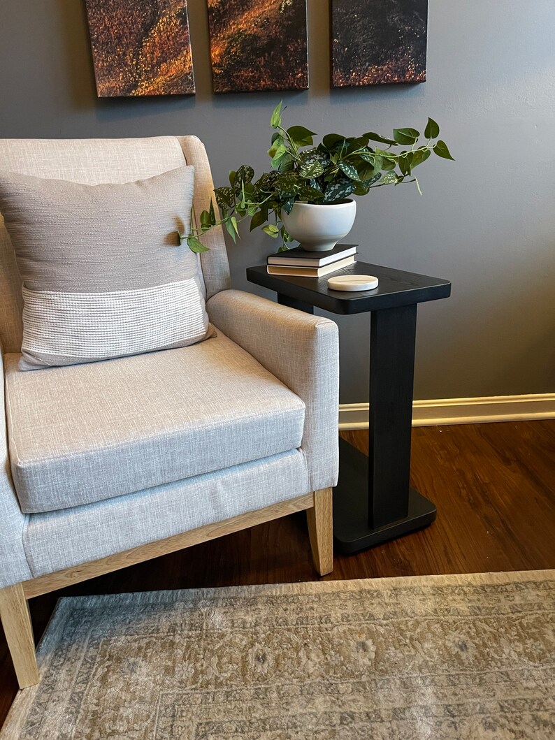 11 Wide Tall Liz Table Tall Narrow Hardwood Side - Etsy