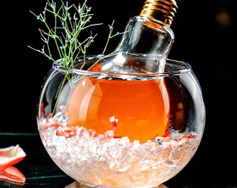 Cocktail Glass Light - Etsy