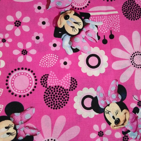 Minnie Mouse Pink Panel - Etsy