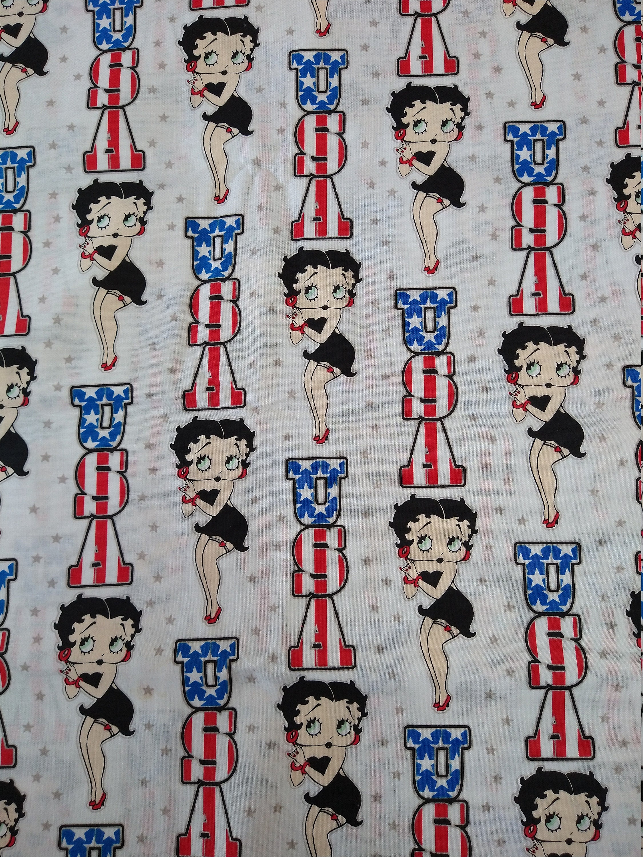 Betty boop fabric - plorainteractive