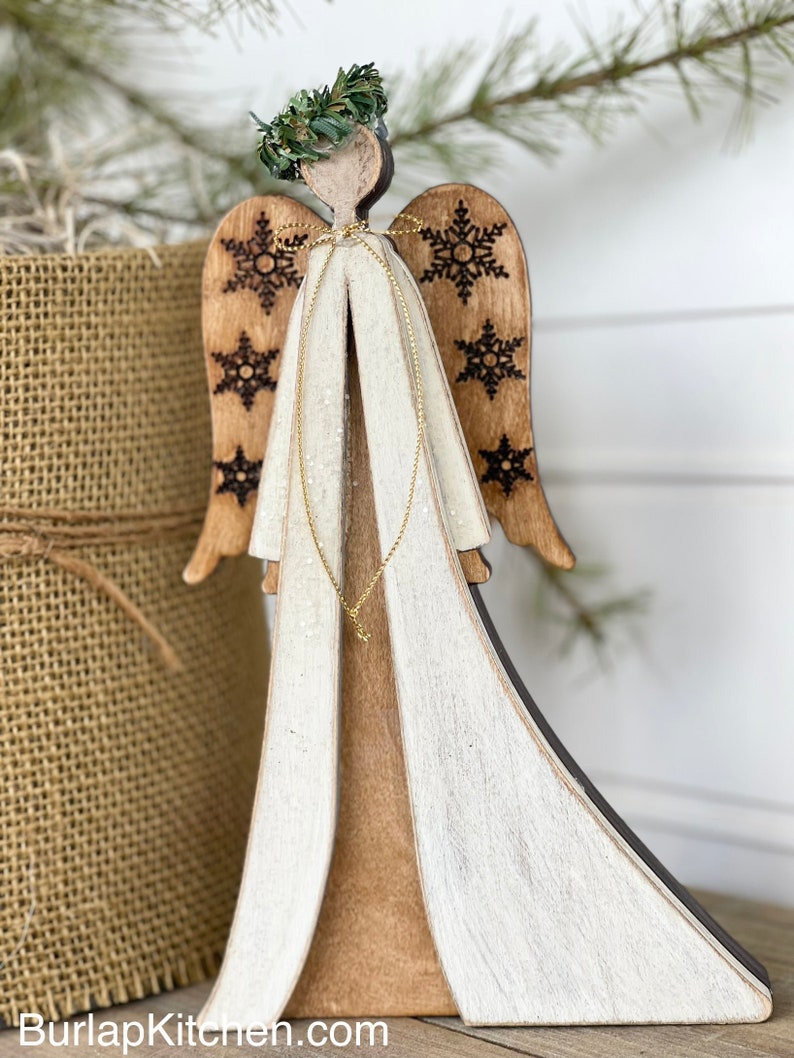 DIY Elegant Angel Wood - Maple Wood Craft Kit - Etsy