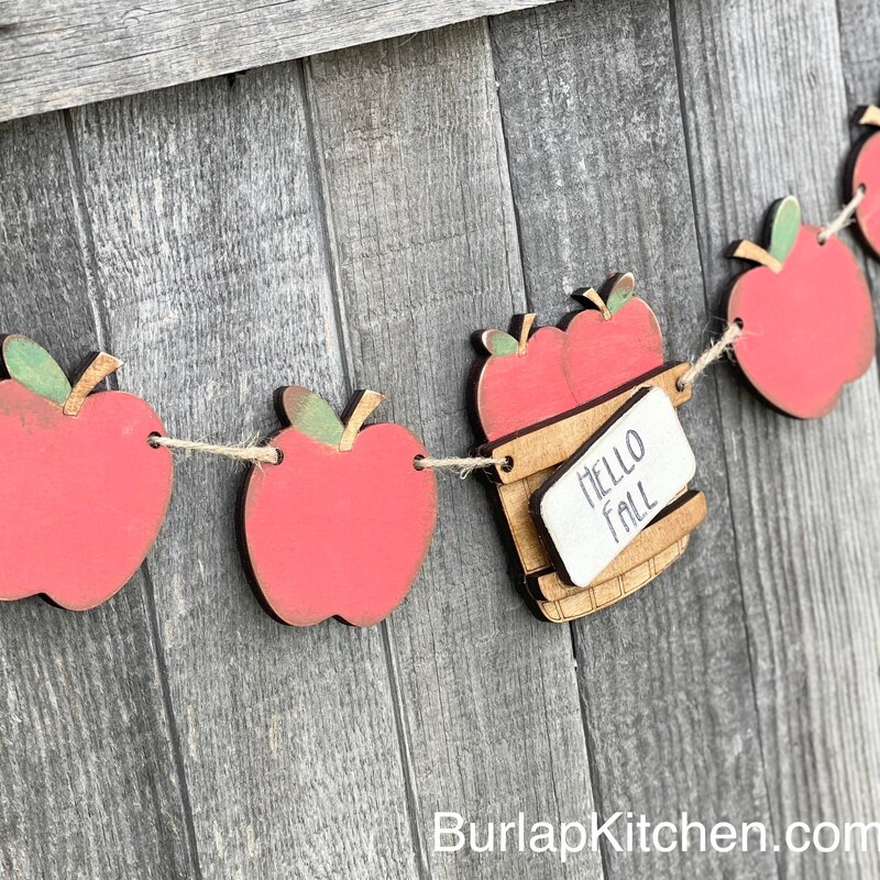 Apple Garland - Etsy