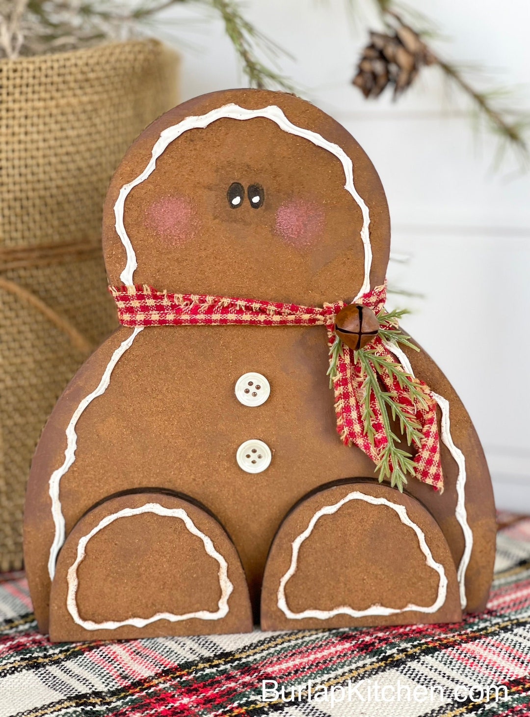Stand Alone Gingerbread Man Craft Kit FREE SHIPPING - Etsy
