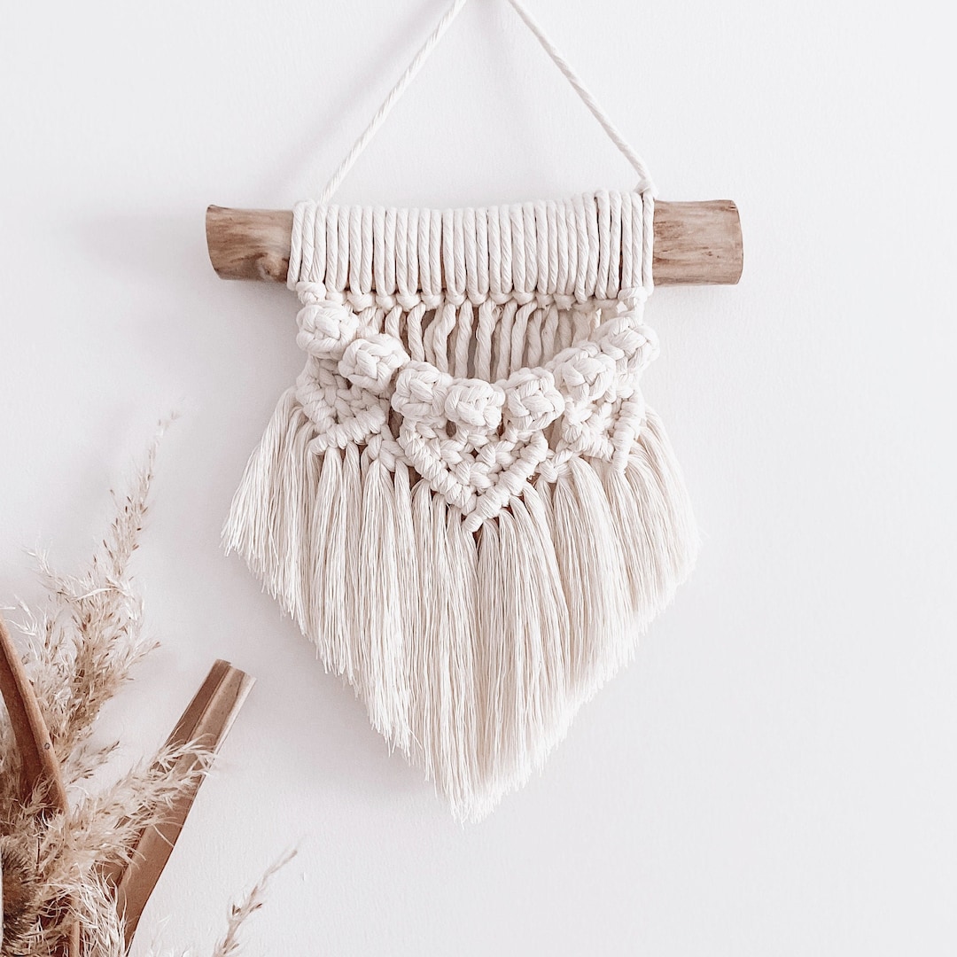 Mini Macrame Macrame Hanging Macrame Mini Macrame Collection - Etsy