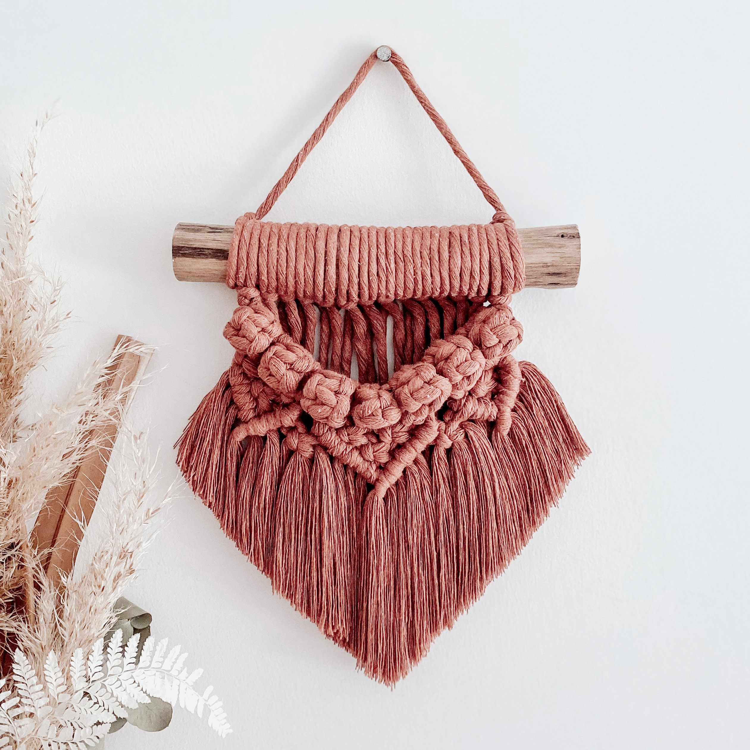 Mini Macrame Macrame Hanging Macrame Mini Macrame - Etsy