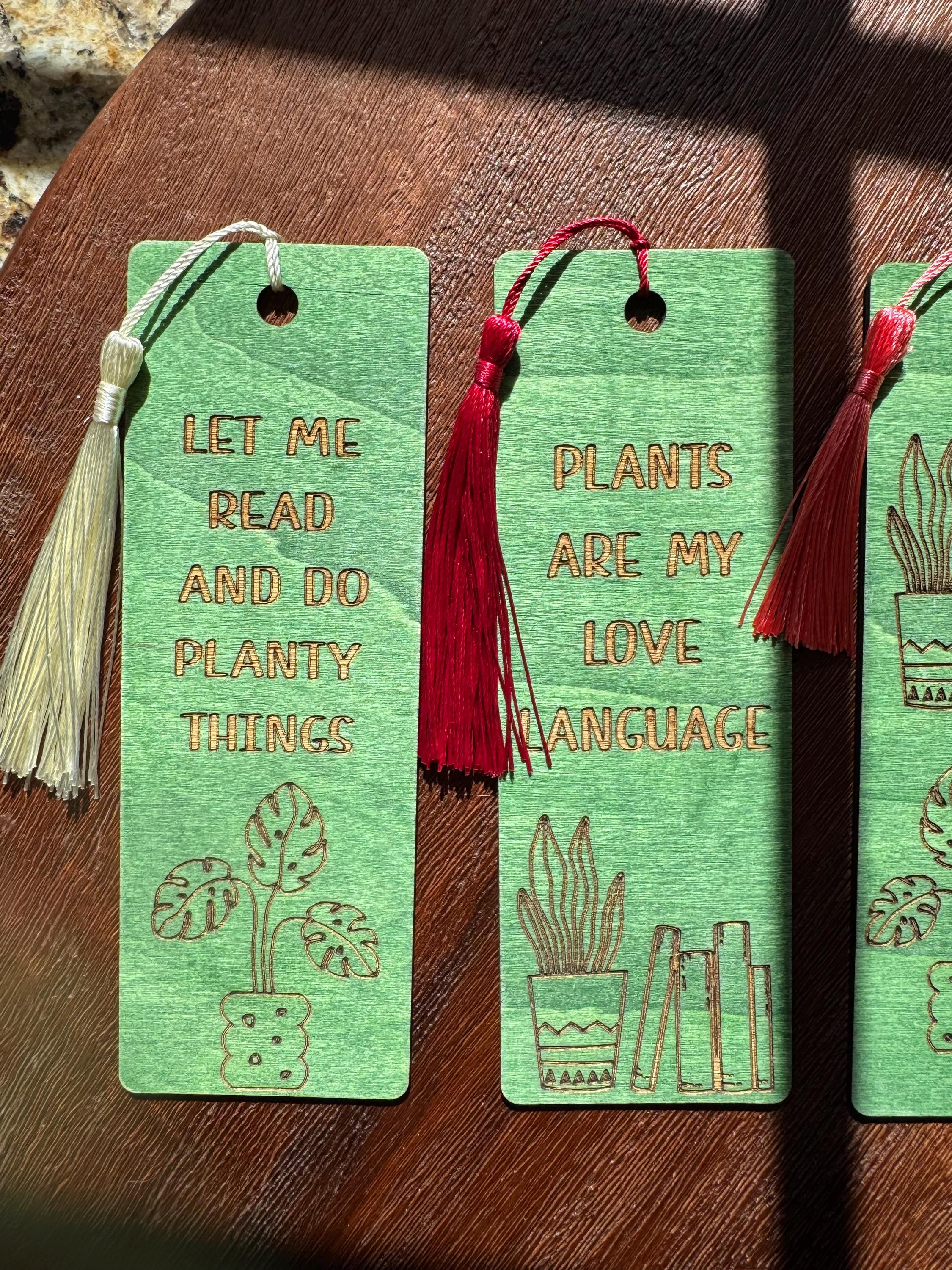 Bookmark Bundle, Plants, Laser Cut File SVG, Digital Download - Etsy