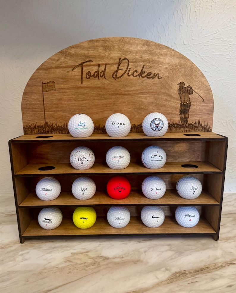 Golf Ball Display Stand Laser Cut File SVG (digital Download) - Etsy
