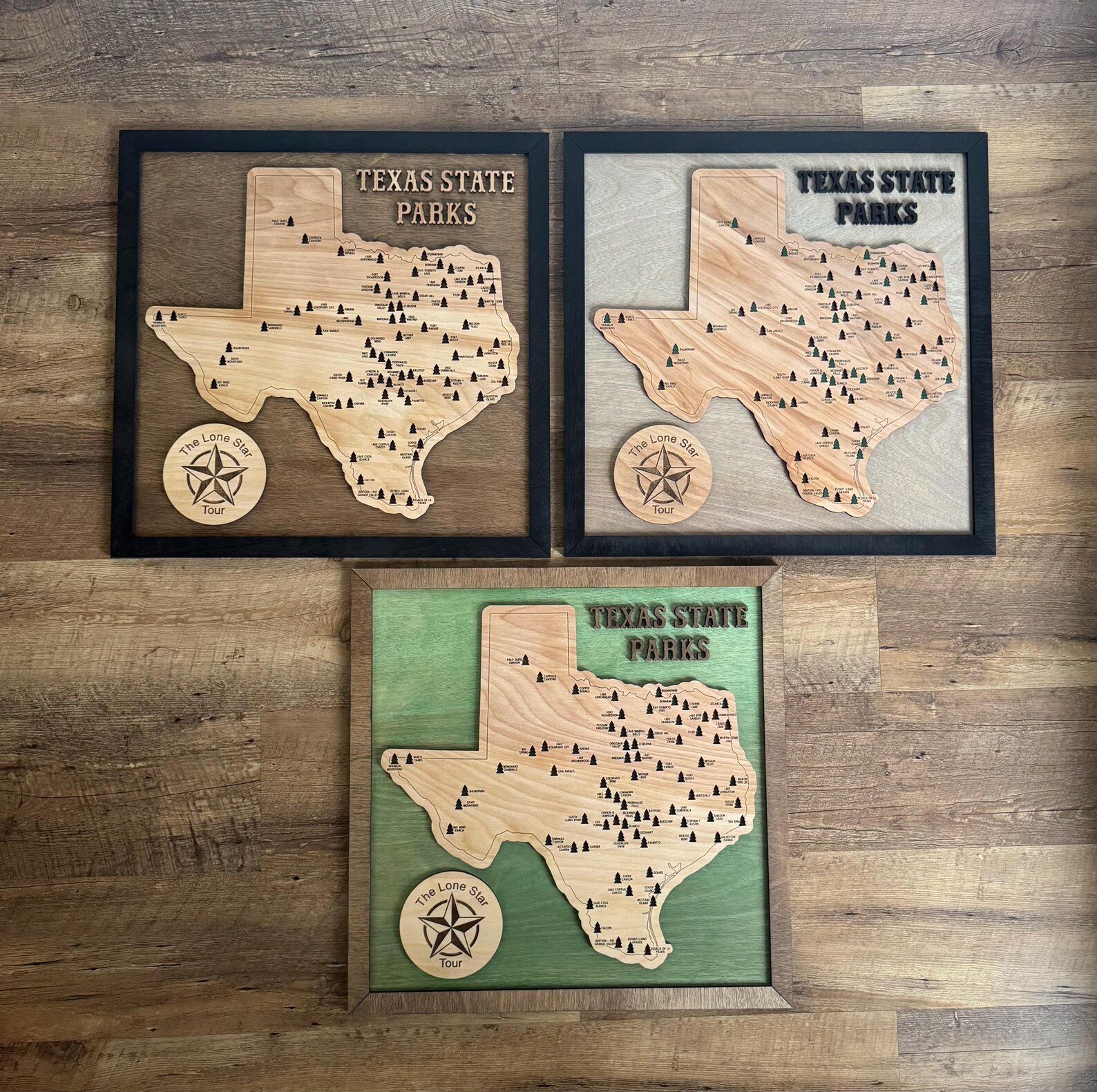 Texas State Parks Map: Laser Cut Travel Checklist (digital Download) - Etsy