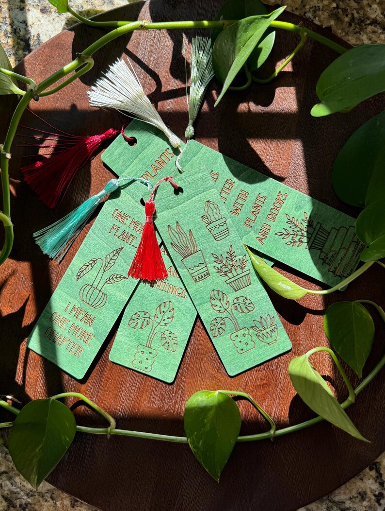 Bookmark Bundle, Plants, Laser Cut File SVG, Digital Download - Etsy