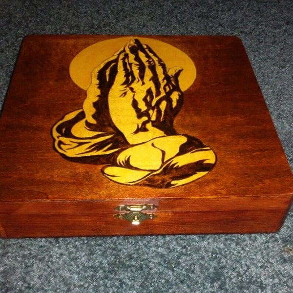Praying Hands Prayer Box - Etsy