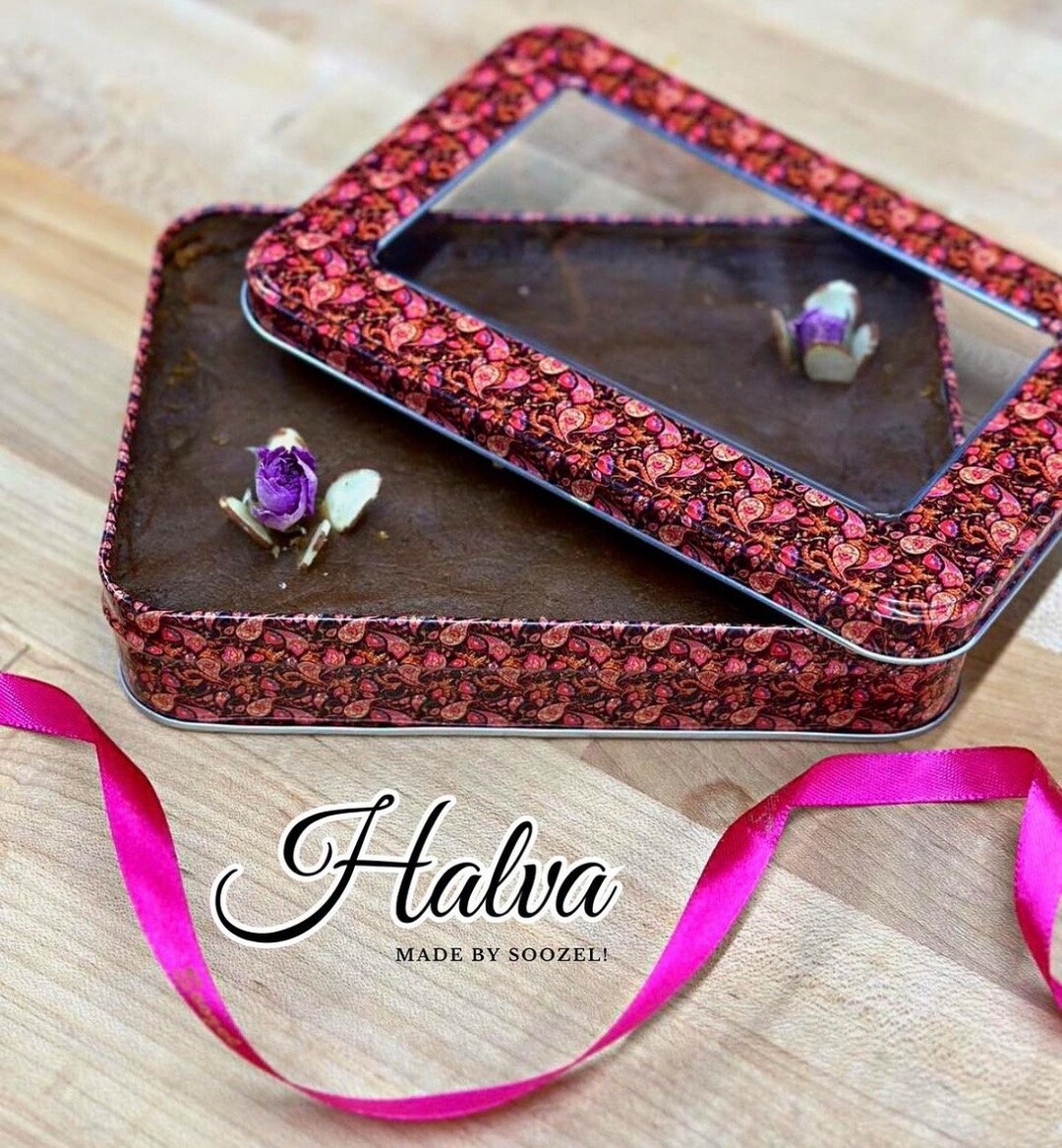 Halva Saffron Rosewater Fresh Baked Nowruz Norooz Homemade - Etsy
